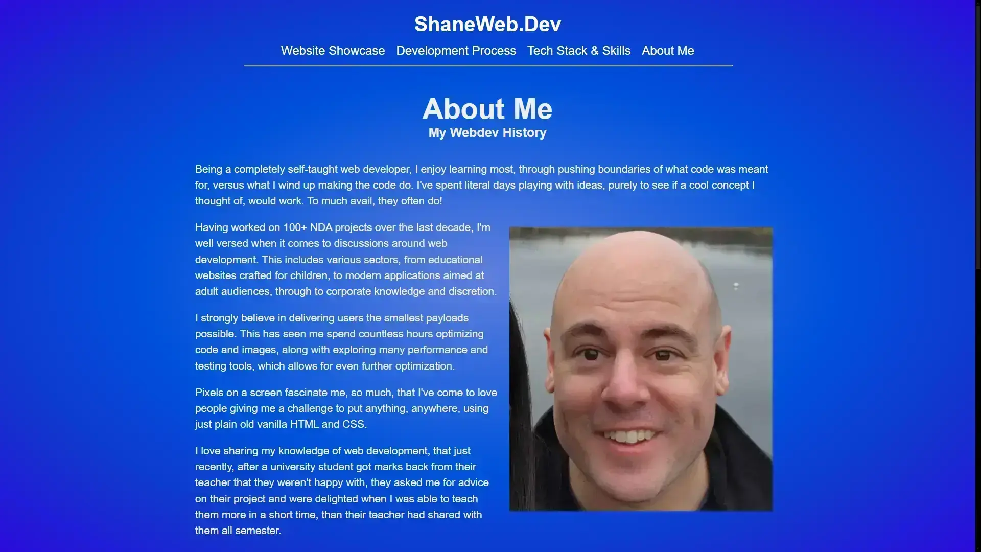 About Shane Donovan | ShaneWeb.Dev